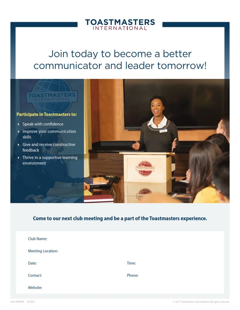 Marketing Tools - Toastmasters District 48